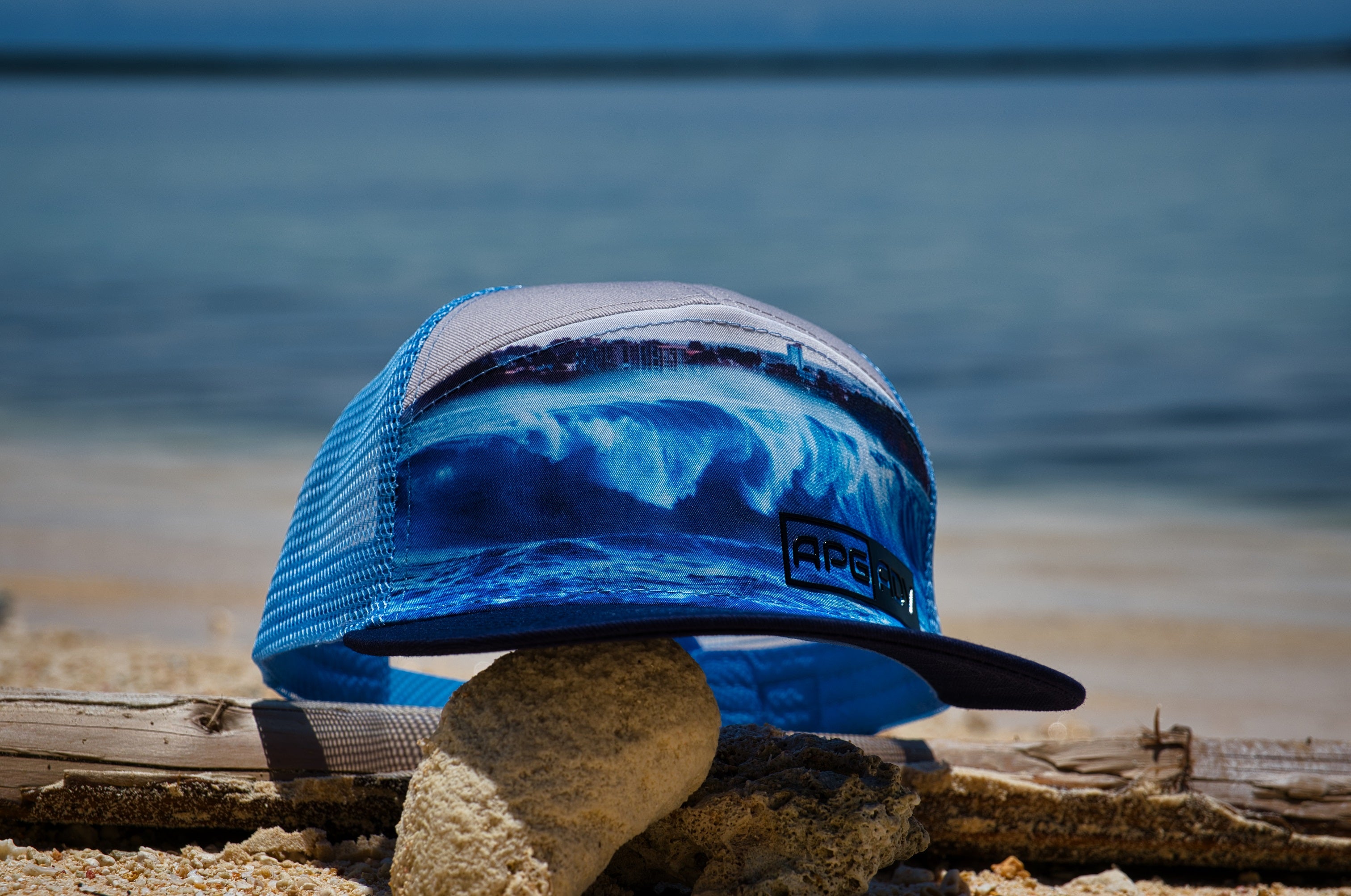"Golden Hour Inlet" 7 panel hat – Apogee Adventure